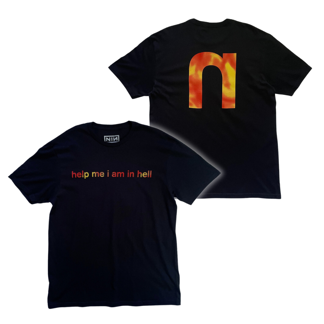 Nine Inch Nails T-Shirt - Help Me I Am in Hell – Moshpit Merch